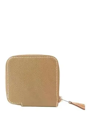 Hermès Zip Coin Purse - Neutrals