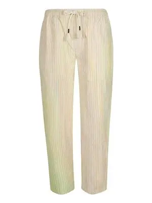 Orlebar Brown Sonoran Stripe-pattern Drawstring Trousers - Neutrals