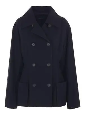 Yohji Yamamoto Double-breasted Buttoned Jacket - Black