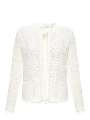 IRO PARIS Logo Casual Jacket - White