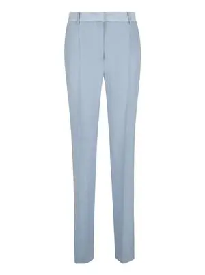 Alberta Ferretti High-waisted Tailored Trousers - Blue