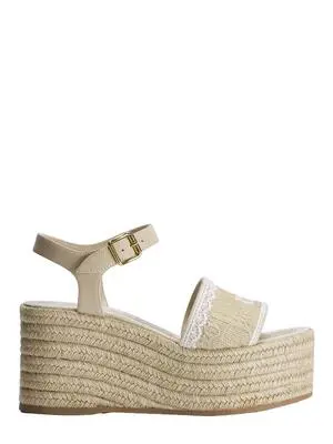 DIOR Dior Dentelle Wedge Sandal