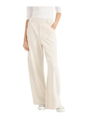 BRUNELLO CUCINELLI Brunello Cucinelli Elasticated Waist Wide Leg Trousers