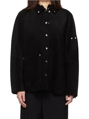 Studio Nicholson Long-sleeved Casual Jacket - Black