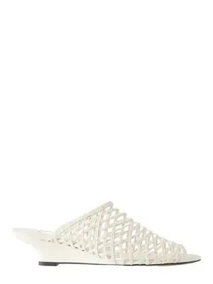 TOTEME Woven Mules - Off White