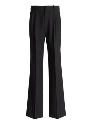 Balmain Tailored Wool Trousers - Black
