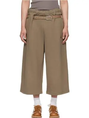 MAGLIANO Elastic Waist Casual Pants - Beige