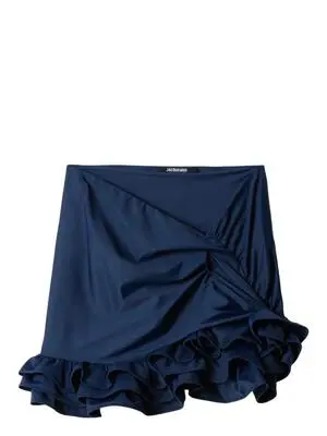 JACQUEMUS Jacquemus Jupe Playa Ruffled Mini Skirt
