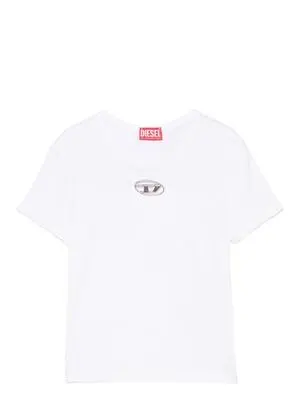 DIESEL® T-uncutie-long-od T-shirt - White