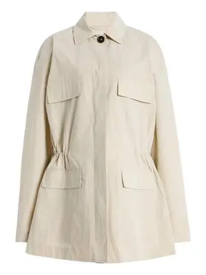 TOTÊME Totême Cinched Cotton-Blend Utility Jacket