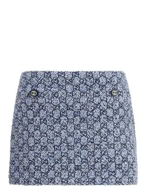 GUCCI GUCCI GG Tweed Skirt