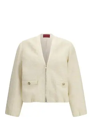 Gucci Tweed Jacket - Cream