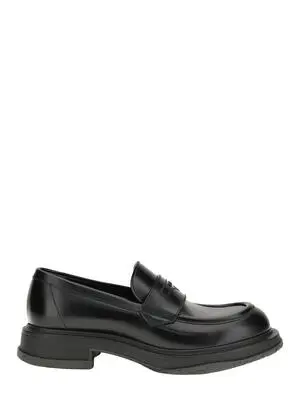 Gucci Logo Loafers - Black