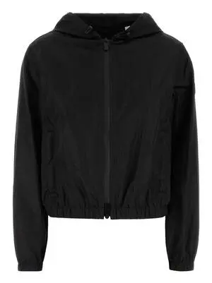 Burberry Nylon Jacket With Hood - Black