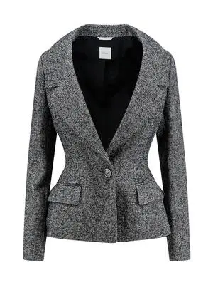 Dior Single-button Bouclé Chevron Blazer - Multicolor