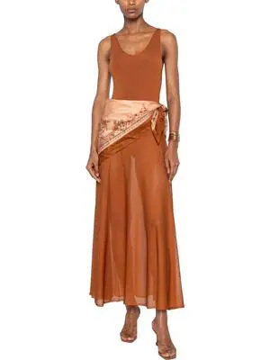 Zimmermann Aster Maxi Dress - Brown
