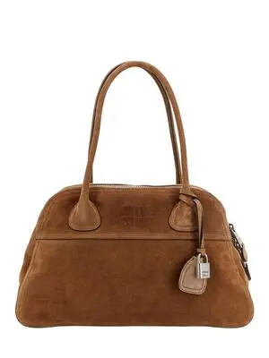 Miu Miu Suede Shoulder Bag - Multicolor