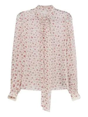 Dolce & Gabbana Chiffon Floral Print Shirt - Multicolor