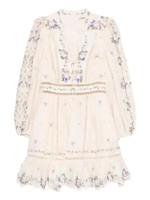 ZIMMERMANN ZIMMERMANN Patience Linen Mini Dress