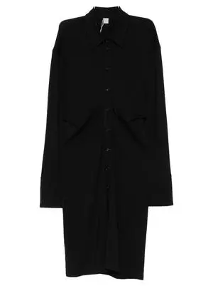 TOTEME TOTEME Shirtdress With Ruched Detail Multicolor