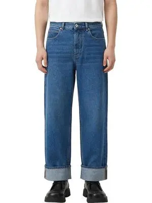 Bottega Veneta Wide Leg Jeans - Blue