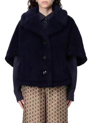 Max Mara Fur Coat - Blue
