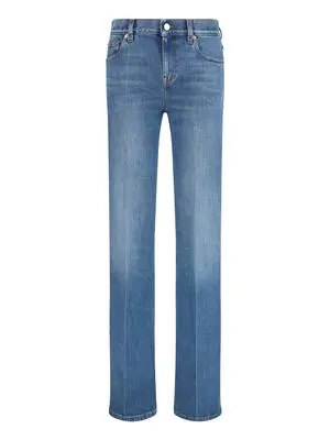 Gucci Flare Stretch Cotton Jeans - Blue