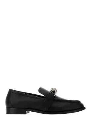 Bottega Veneta Leather Loafers With Knot Detailing - Black