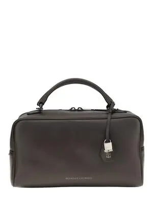 Brunello Cucinelli Boston Explorer Handbag - Brown