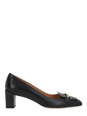 TOD'S TOD'S Leather Block Heel Pumps Multicolor
