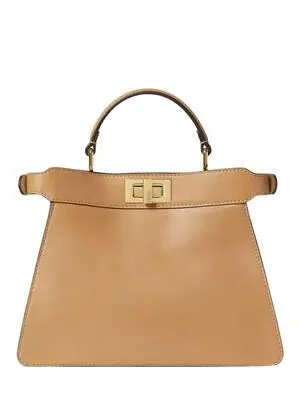 FENDI Fendi Peekaboo ISeeU Leather Handbag