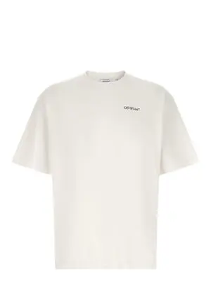 Off-White Half Arrow Cotton T-shirt - Multicolor
