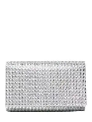 Rene Caovilla All-over Crystals Clutch Bag - Silver