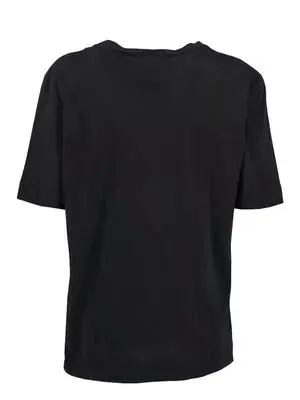 Moschino Logo And Heart Motif T-shirt - Black