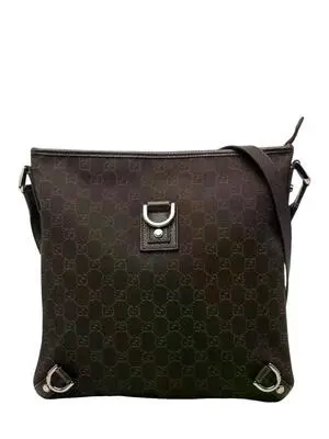 Gucci Abbey D Ring Crossbody Bag - Brown