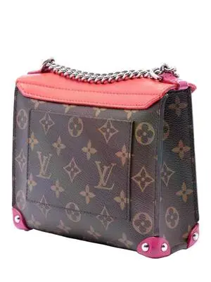LOUIS VUITTON Louis Vuitton Monogram Tribal Mask Pochette PM Crossbody Bag Brown