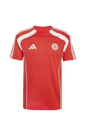 Adidas Fc Bayern Munich Logo-patch T-shirt - Red