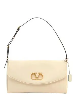 Valentino Garavani De Vain Small Nappa Shoulder Bag - Neutrals