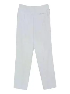 Alberta Ferretti Light Straight Leg Trousers - Blue