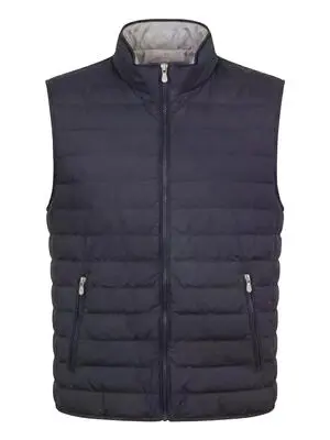 Brunello Cucinelli Quilted Gilet - Blue