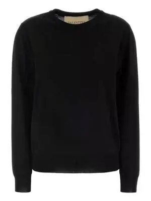 Valentino Garavani Vlogo Crew-neck Sweater - Black
