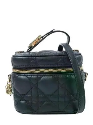 Dior Cannage Leather Tote Bag - Black