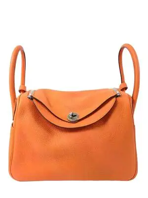 Hermès Lindy 30 Tote Bag - Orange