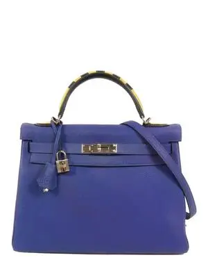 Hermès Kelly 32 Tote Bag - Blue