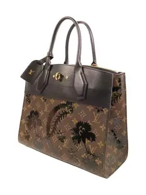 LOUIS VUITTON City Steamer Monogram Tote Bag - Black