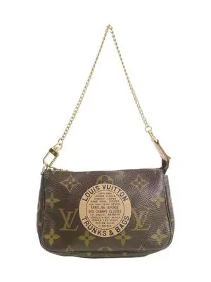 LOUIS VUITTON Mini Monogram Clutch Bag - Brown