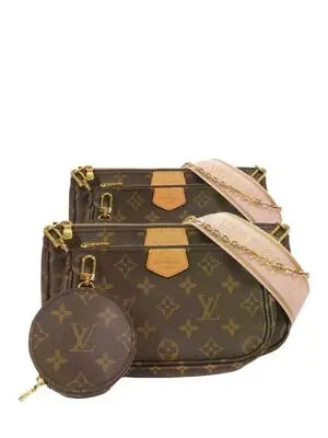LOUIS VUITTON Multi Pochette Accessoires Monogram Crossbody Bag - Brown