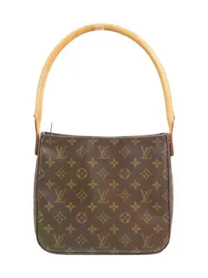 LOUIS VUITTON Monogram Canvas Looping Gm Shoulder Bag - Brown