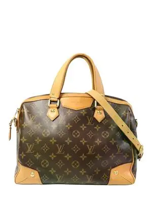 LOUIS VUITTON Monogram Retiro Pm Tote Bag - Brown