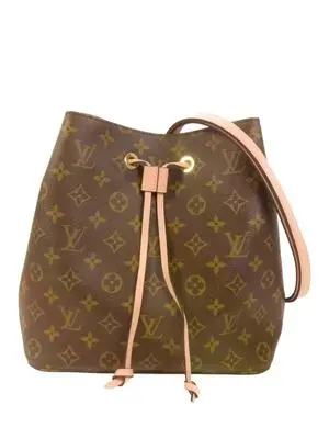 LOUIS VUITTON Neo Noe Monogram Shoulder Bag - Brown